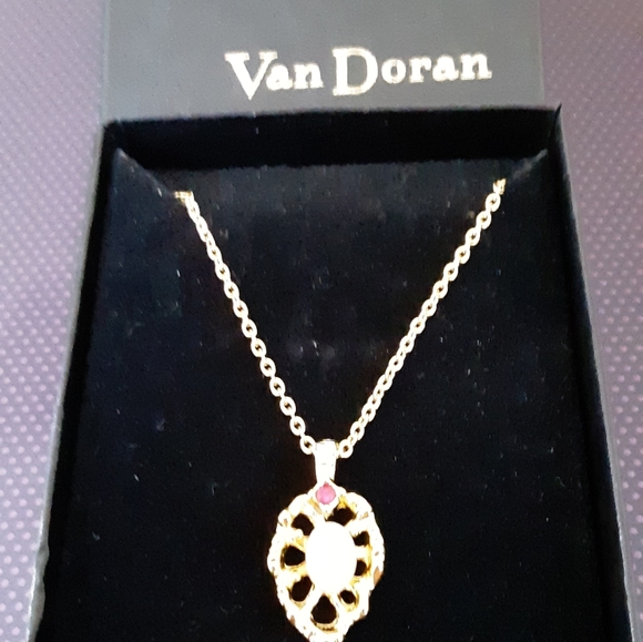 Van Doran | Jewelry | Van Doran Opal And Ruby Necklace | Poshmark